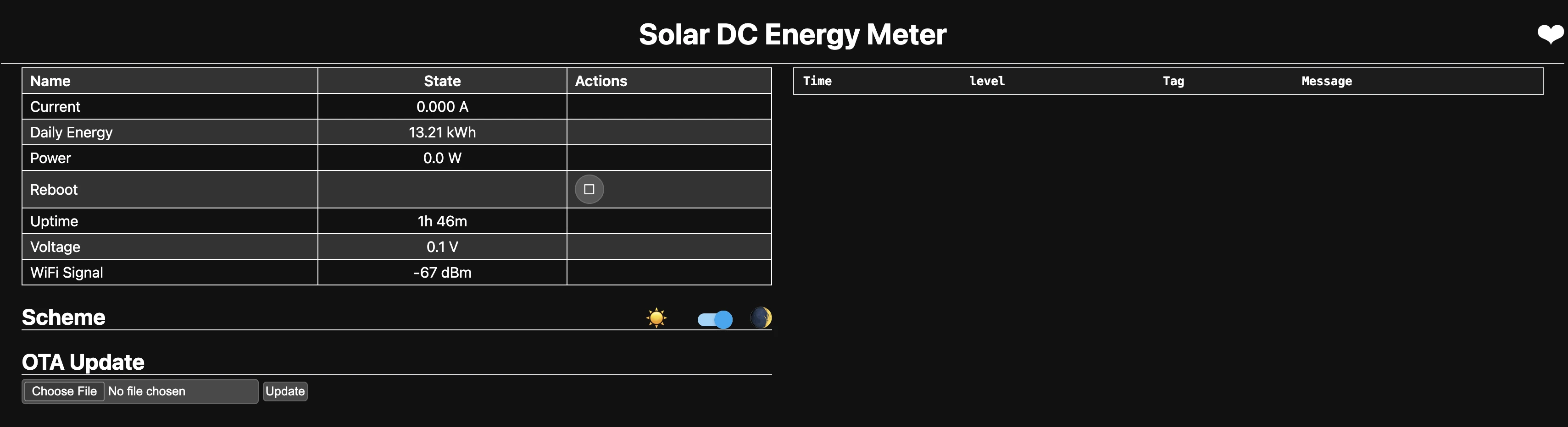 Solar/Battery DC Energy Meter for Home Assistant